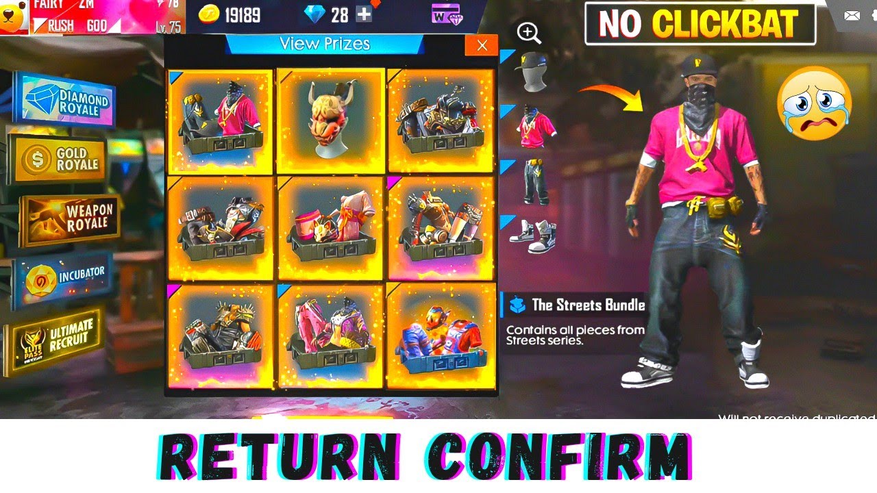 THE END OF FREE FIRE HISTORY 😭 GARENA RETURNED OLD ITEM'S !! 💔 - YouTube