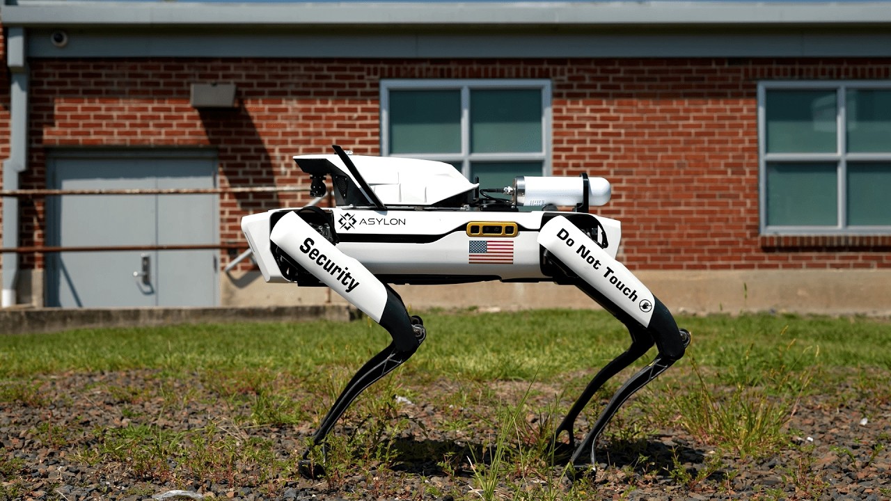 24/7 Security Robot: DroneDog-2 | Asylon Robotics - YouTube