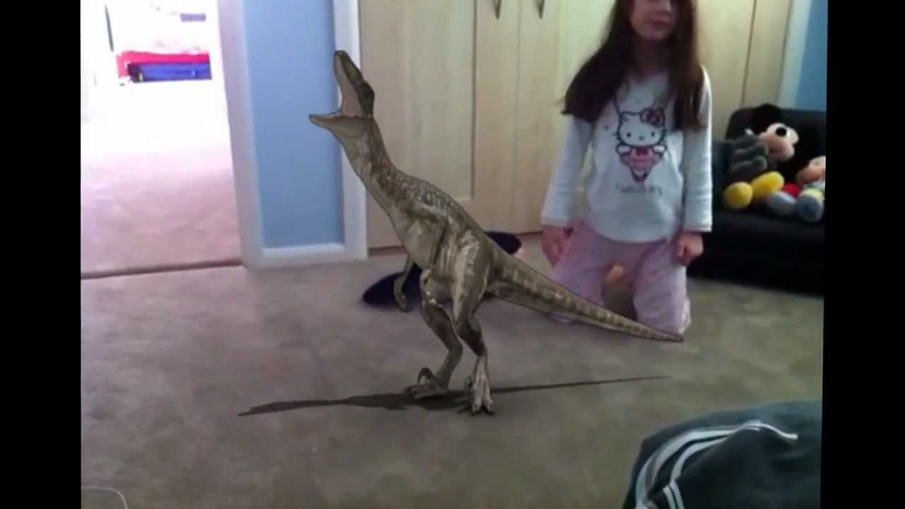 Girl attacked by carnivorous Raptor!!! (Fake) - YouTube