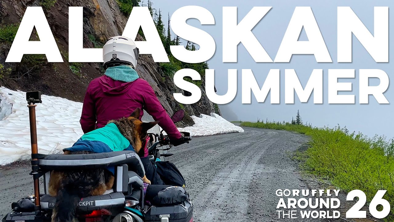 S01-E26 🇨🇦 →🇺🇸 Jess goes in UNDIES-DEEP while fishing – then we ride to ...