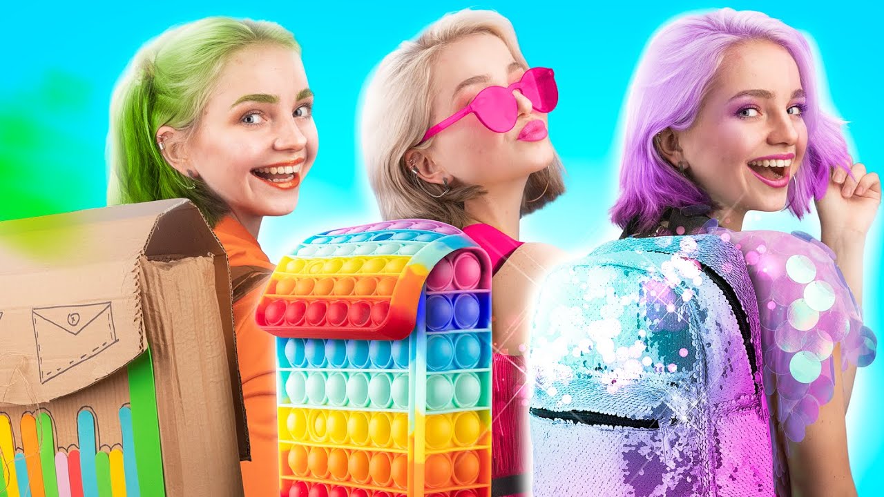 Rich vs Broke vs Giga Rich/ School Story - YouTube