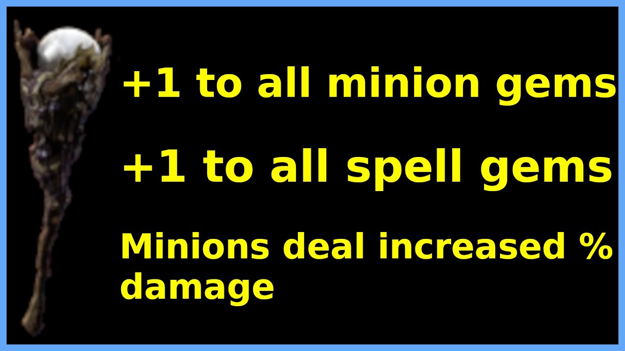 How to craft a minion wand! 3.19 [Pathofexile] - YouTube