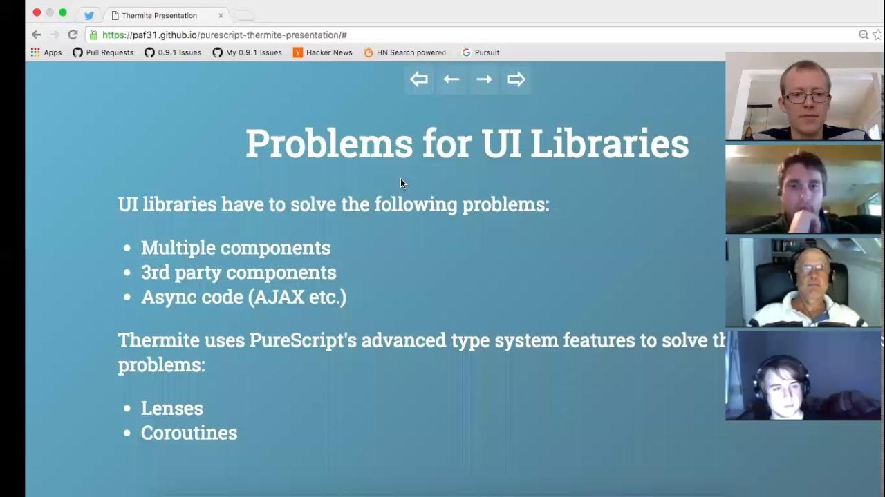 Front-End Development with PureScript and Thermite - YouTube