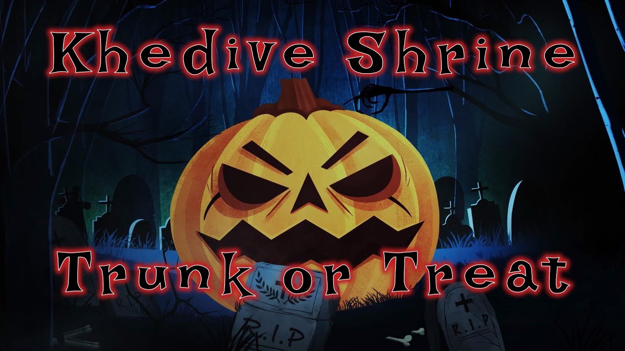 Khedive Shrine's Trunk or Treat - YouTube