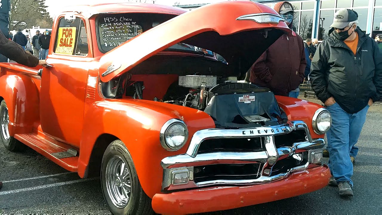 Swap Meet Safari with Pam Auto Mania 1957 Chevy & 1955 Chevy Pickup ...