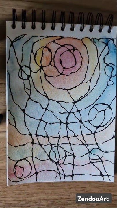 Meditative drawing. Neurographic art. #shorts - YouTube