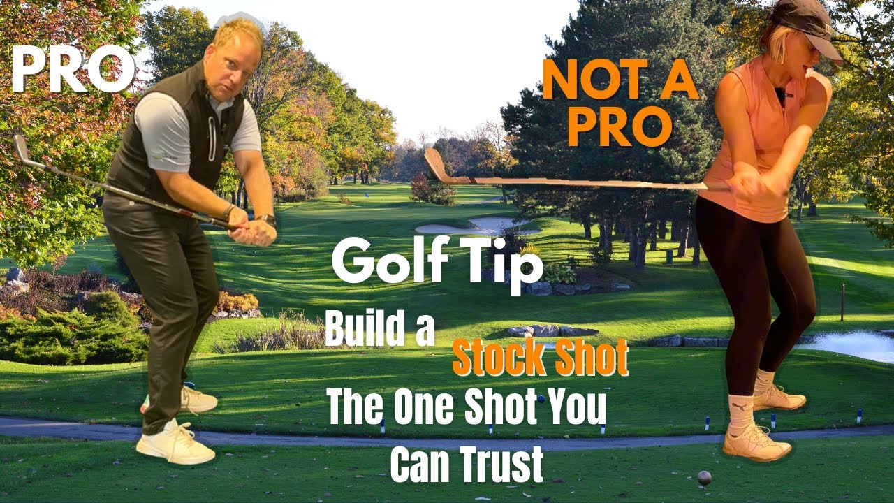 Golf Tip: How To Build A Reliable Stock Shot - YouTube