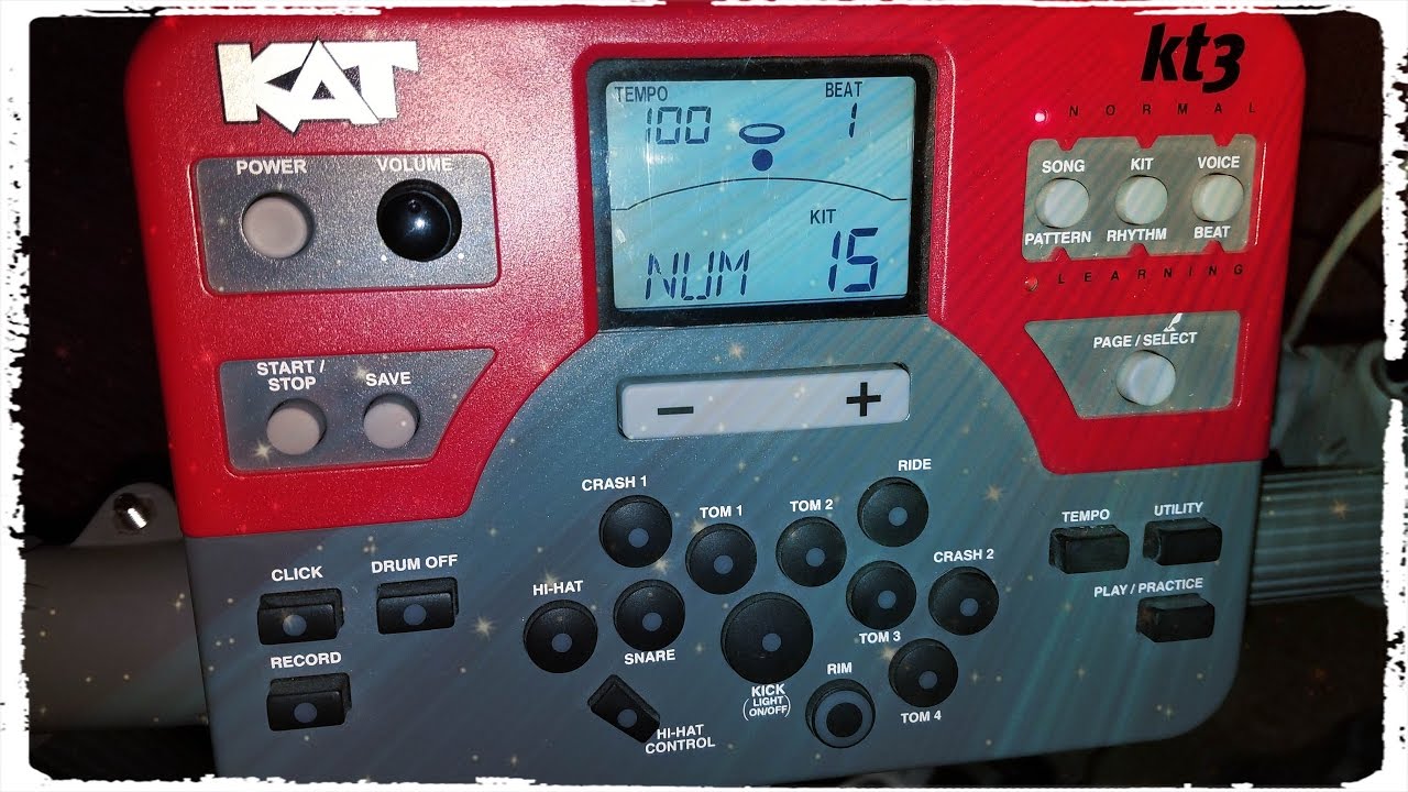 KAT KT3 Electronic Drum Kit - YouTube