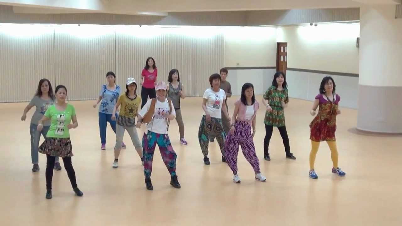 Brasil Ole Ole Olá -- Line Dance - YouTube
