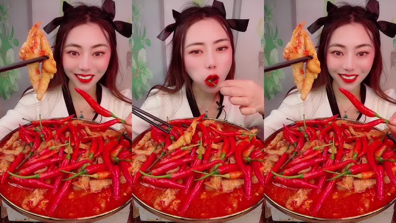 ASMR MUKBANG Spicy chicken Tteokbokki, Seasoned Chicken, Cheese Kimchi ...