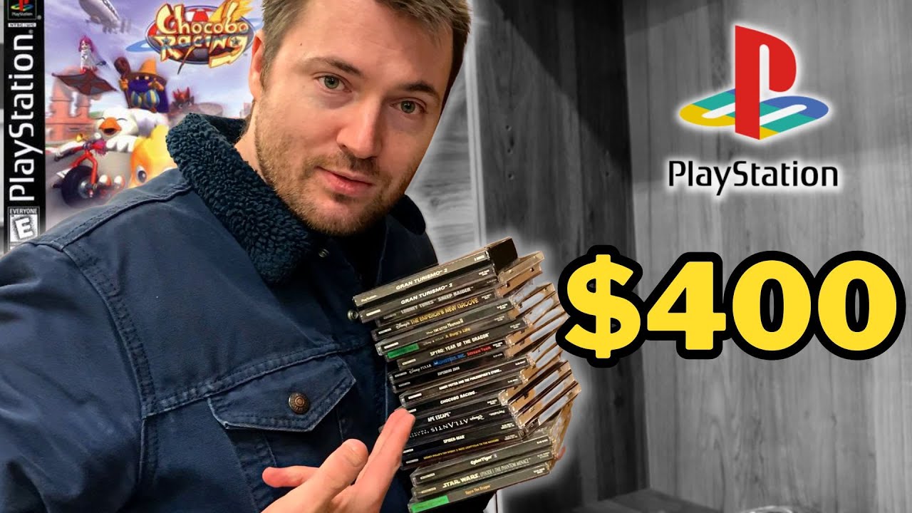 I Was Not Expecting To Find Stacks of Original Playstation Games at The ...