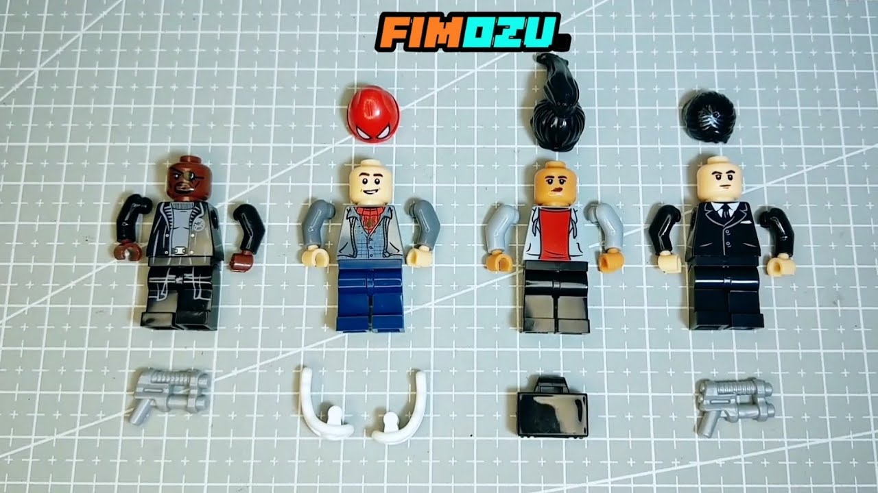 LEGO Spider-Man | Peter Parker | Michelle Jones | Happy Hogan | Nick ...