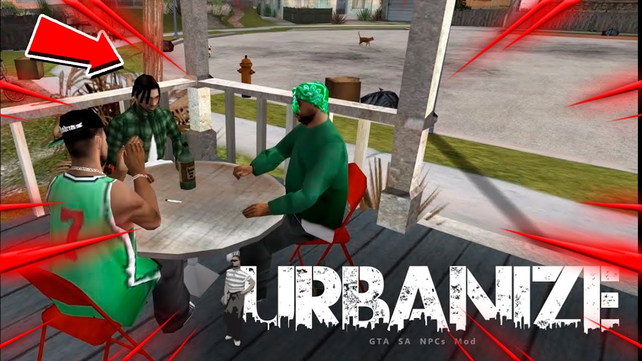 O MOD QUE ADICIONA NPCS AO JOGO, MOD URBANIZE | GTA SA - YouTube