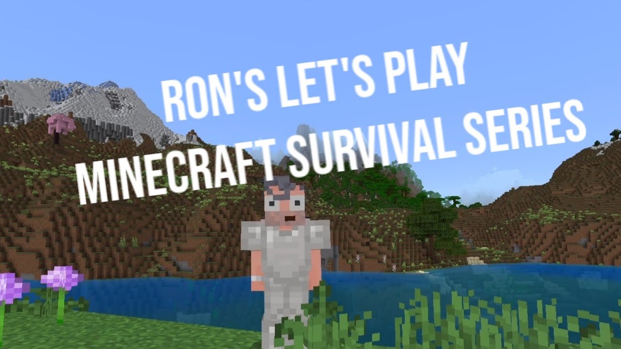 Ron's Let's Play Minecraft Survival Series - Starter House - YouTube