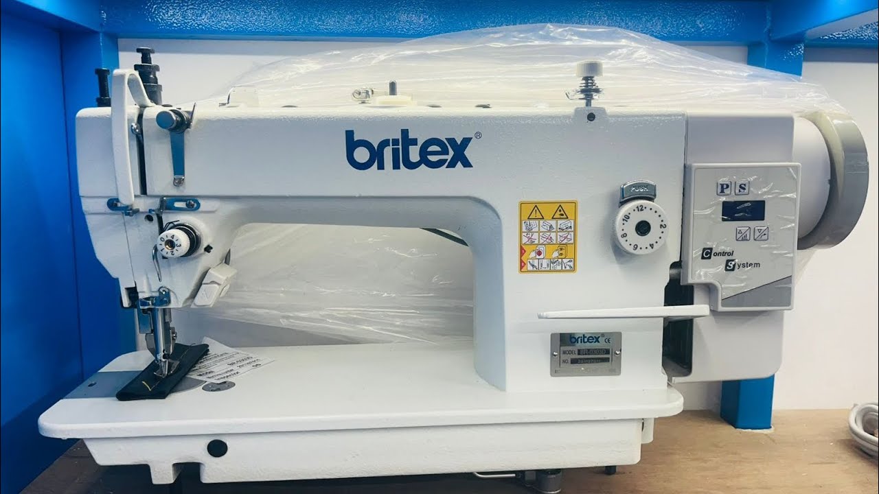 Britex Double Feed Leather Sewing Machine - YouTube