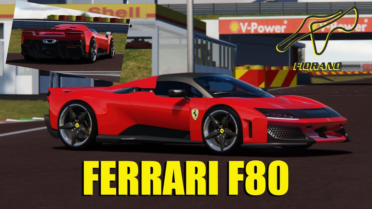 FERRARI F80 TEST DRIVE - FIORANO | ASSETTO CORSA - FANATEC GAMEPLAY ...