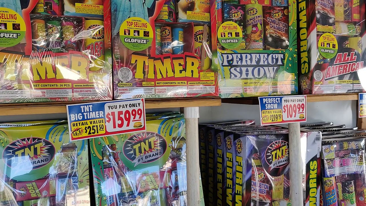 2019 TNT FIREWORKS STAND WALKTHROUGH - YouTube