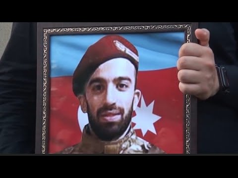 Masallı Rayon İsgəndərli Kəndin Şəhidi Zeynal Şahhüseynovun Dəfn Mərasimi (16.06.2021)