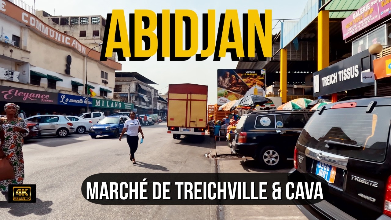 ABIDJAN VLOG marché de Treichville, CAVA - YouTube