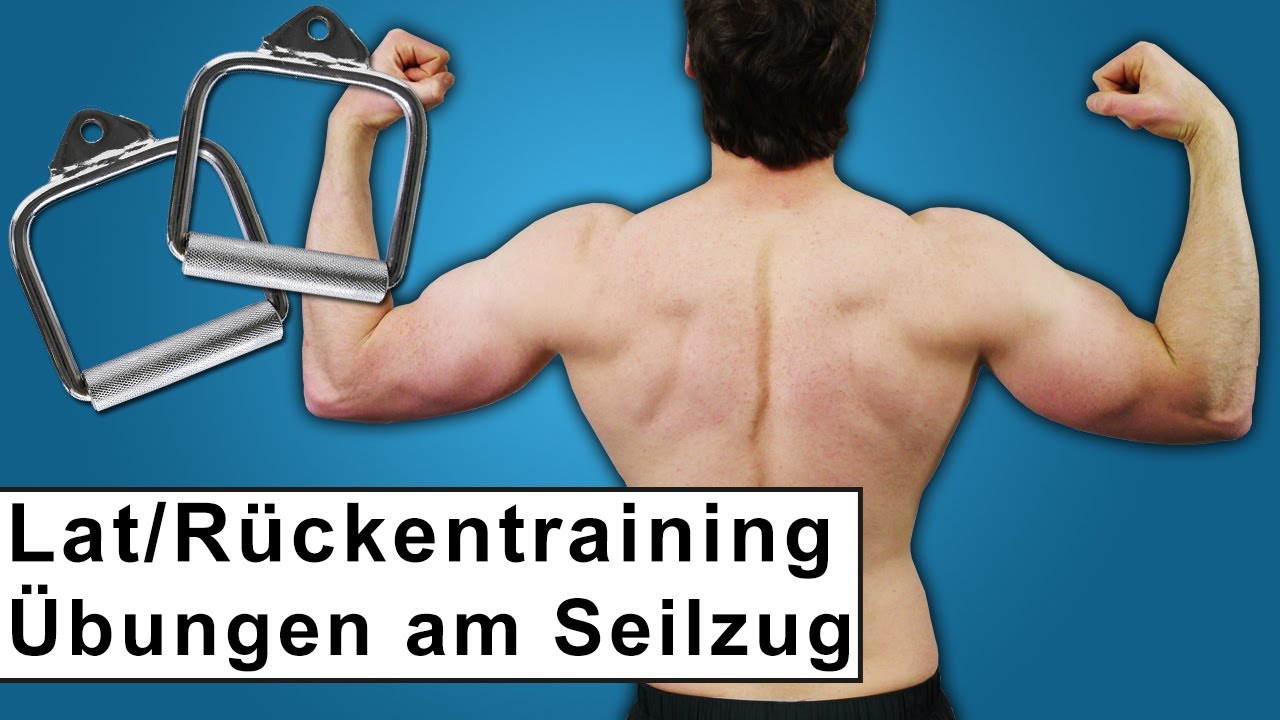 Rückentraining am Kabelzug - Einarmiges Rudern - YouTube