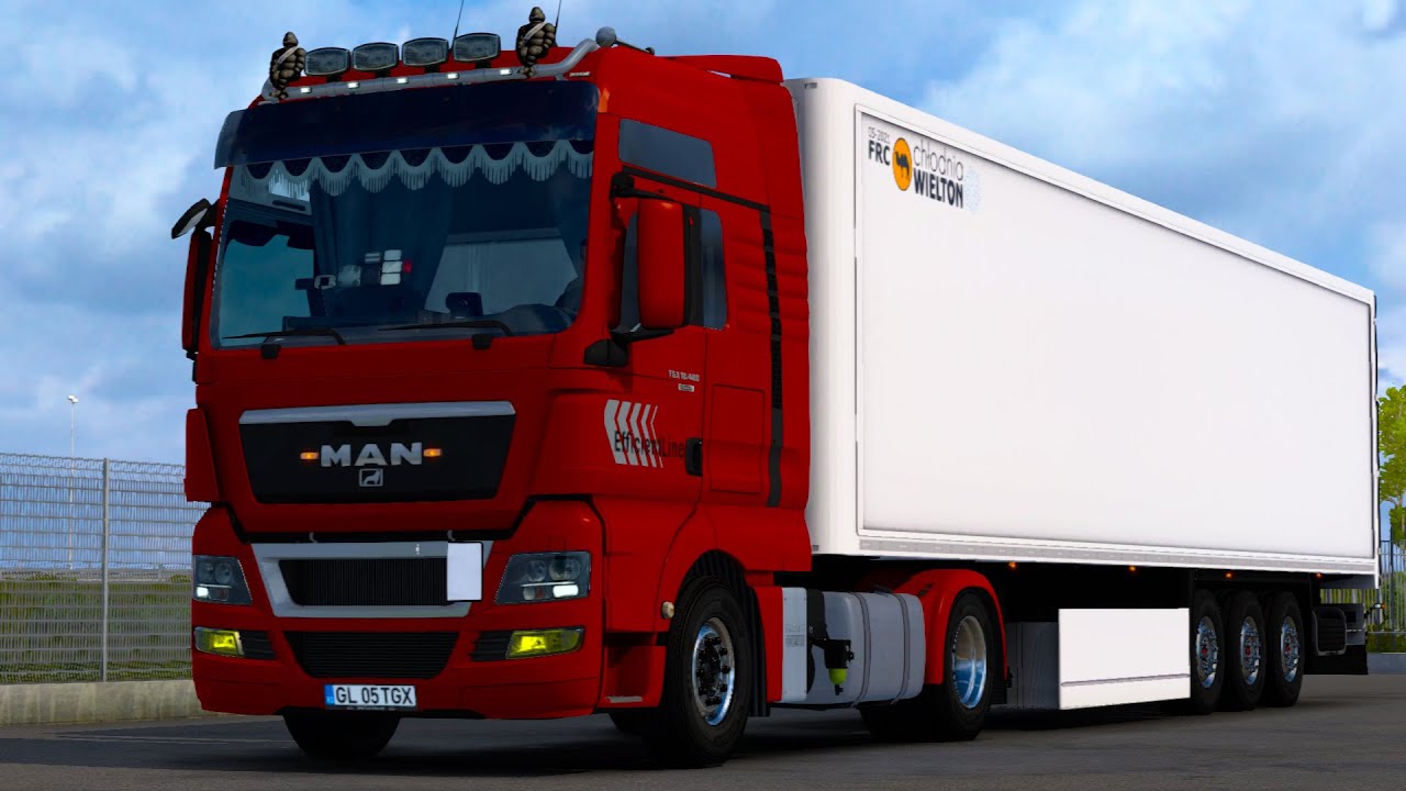 ETS2 | MAN TGX Euro 5 MADster And Wielton Trailer [1.40] - YouTube