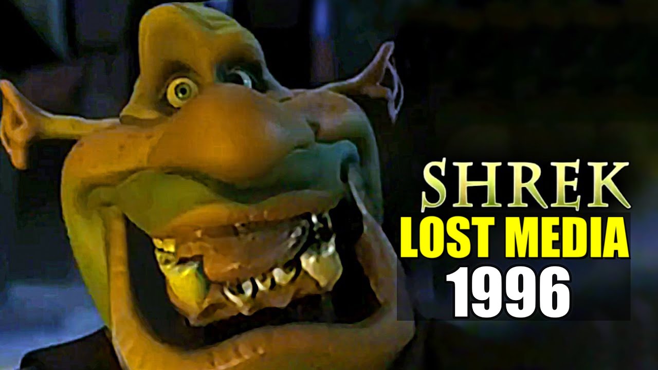 La PRIMERA Version De SHREK QUE ESTA PERDIDA/LOST MEDIA De SHREK 1996 ...