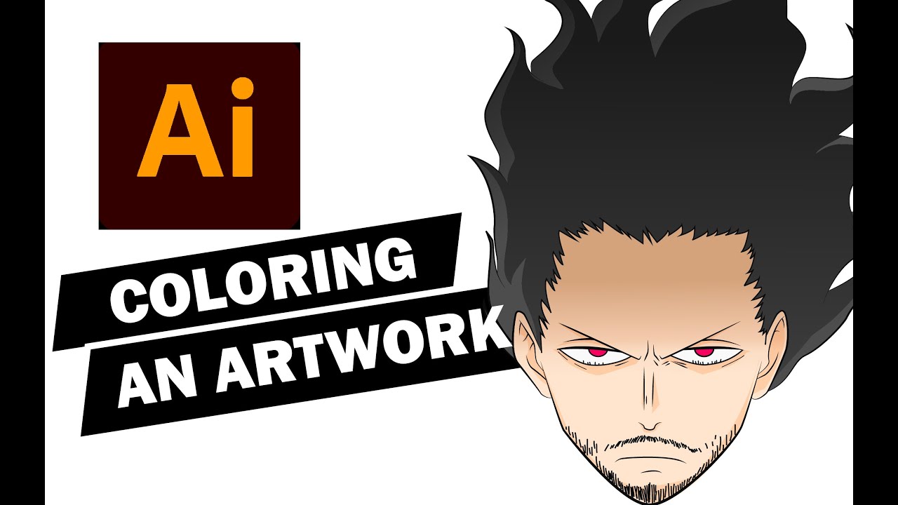 Illustrator Coloring - Adobe Illustrator TUTORIAL - Coloring Artwork ...