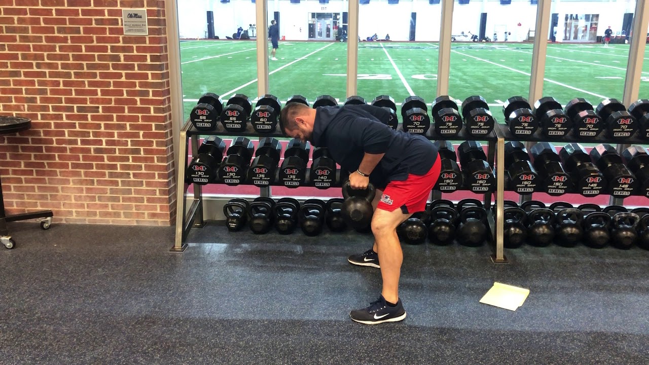Dual KB Bent Over Row - YouTube