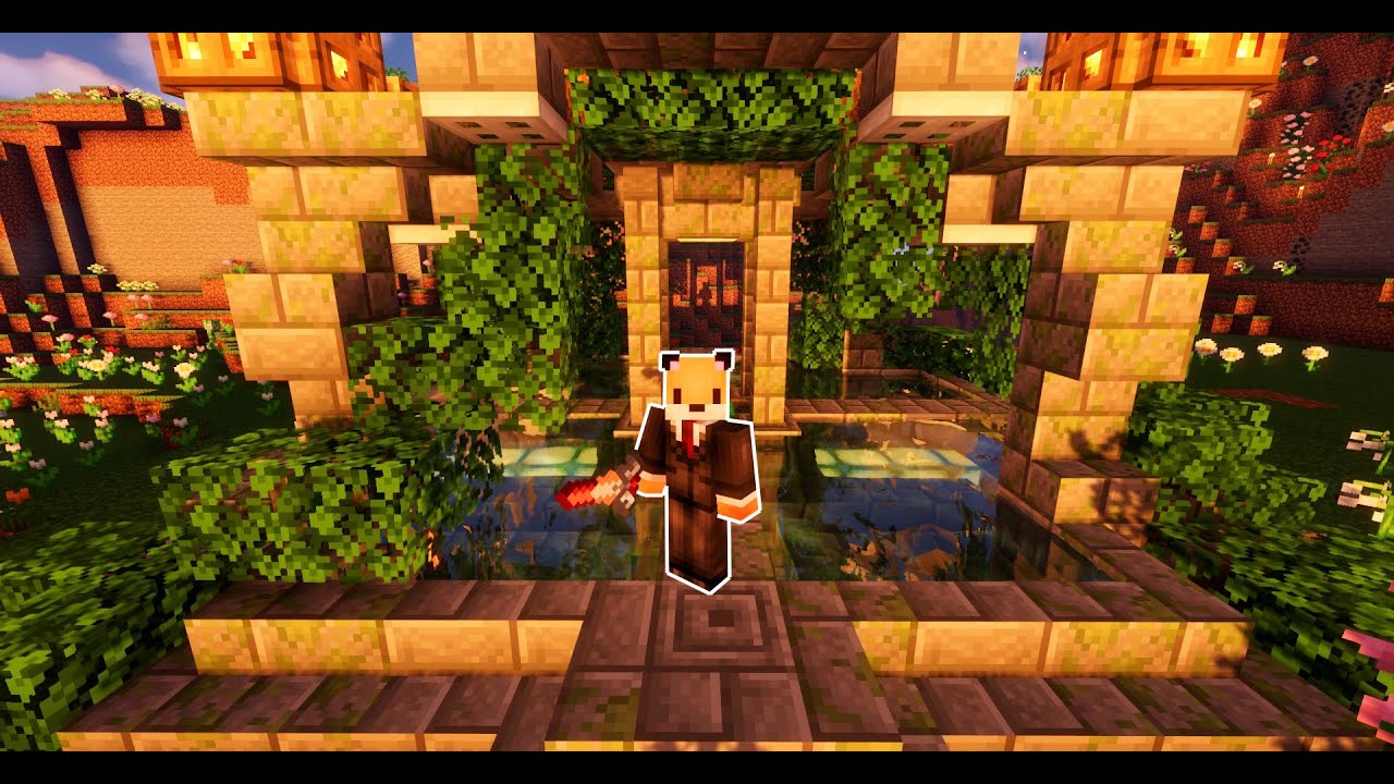 Base-Spawn Point Shrine For My Place in LangBatOn server! #(Timelapse ...