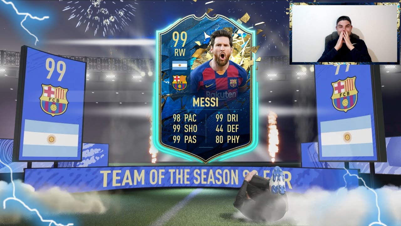 I PACKED 99 TOTS MESSI! MY BEST PACKS EVER! FIFA 20 Ultimate Team - YouTube