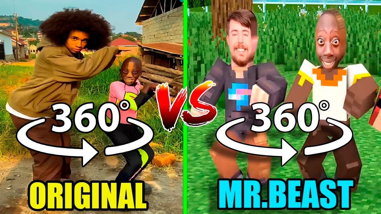 Tenge Tenge meme Original Vs MrBeast 360° VR - YouTube