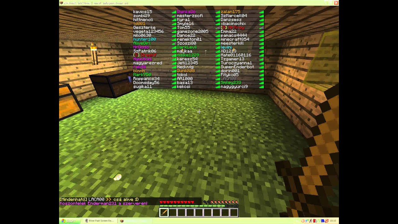 Minecraft(MesterMc)1.rész - YouTube