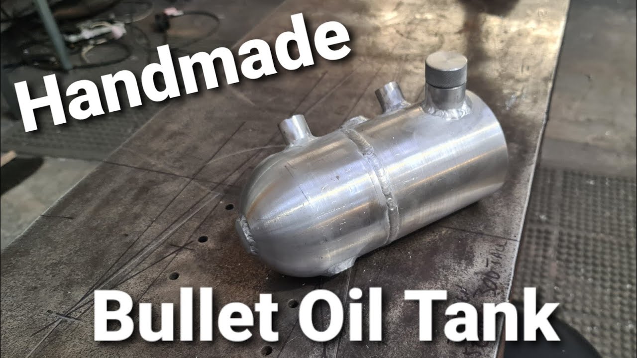 Bullet Oil Tank! Shell Shaped Aluminium #Workshop #MakingStuff #setup # ...