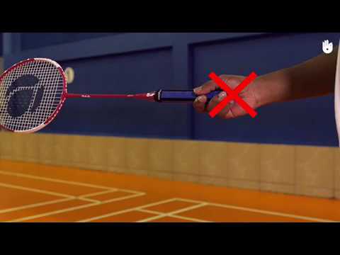 Prise universelle Badminton - YouTube