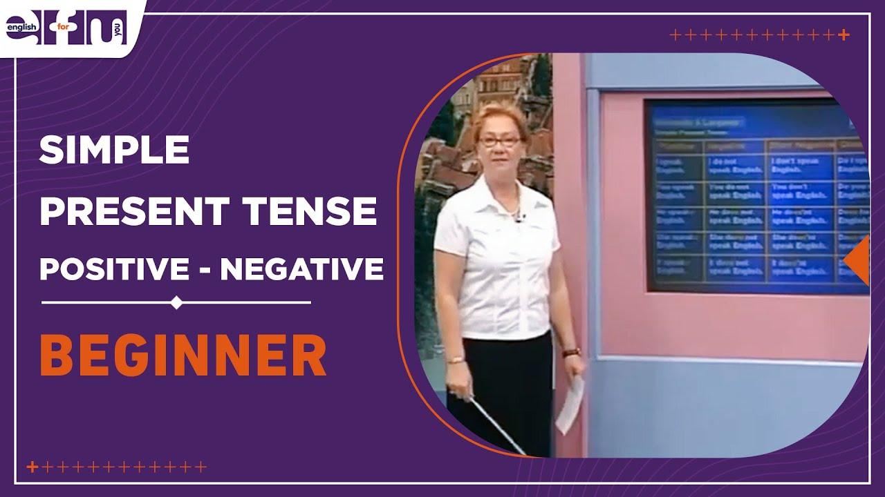 Let's Start English 29 - Simple Present Tense / Positive - Negative ...