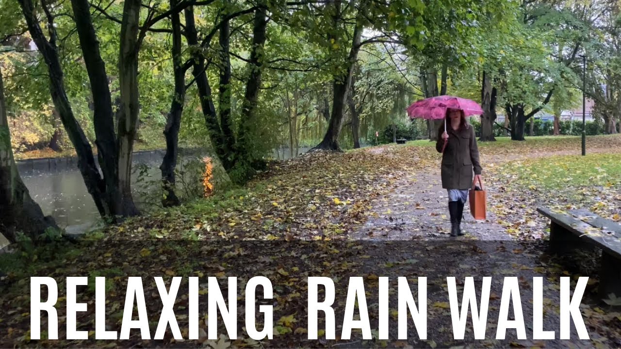Rain Walk : Relaxing rain walk in the beautiful city of Norwich ...