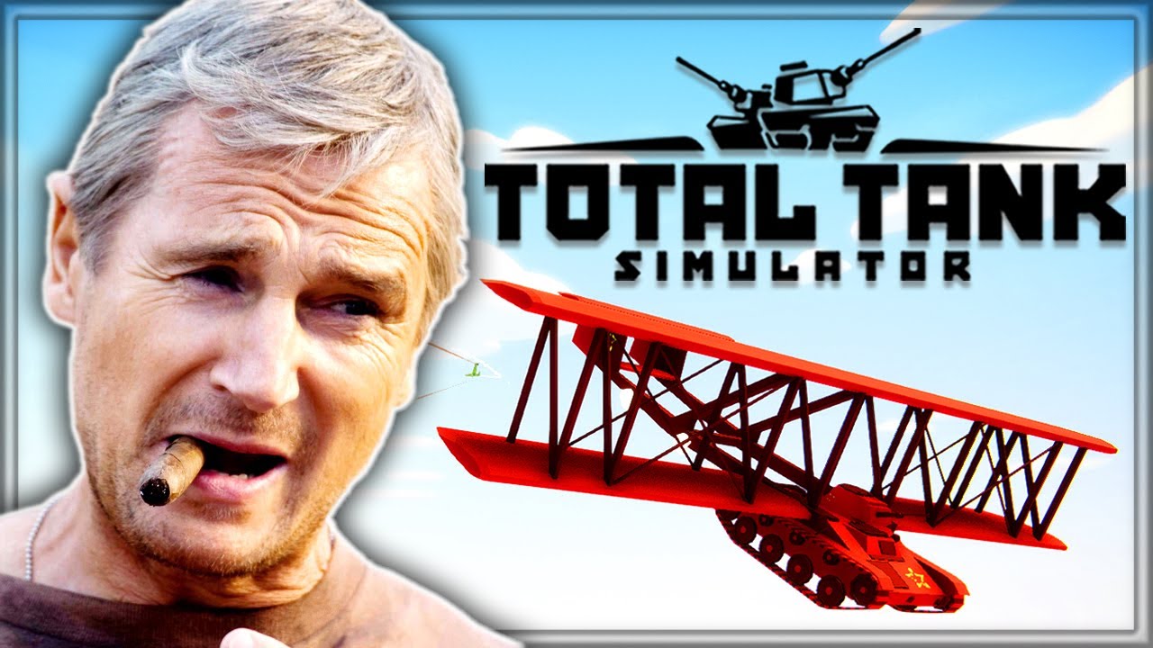 The A-Team Flying Tank In Total Tank Simulator - YouTube
