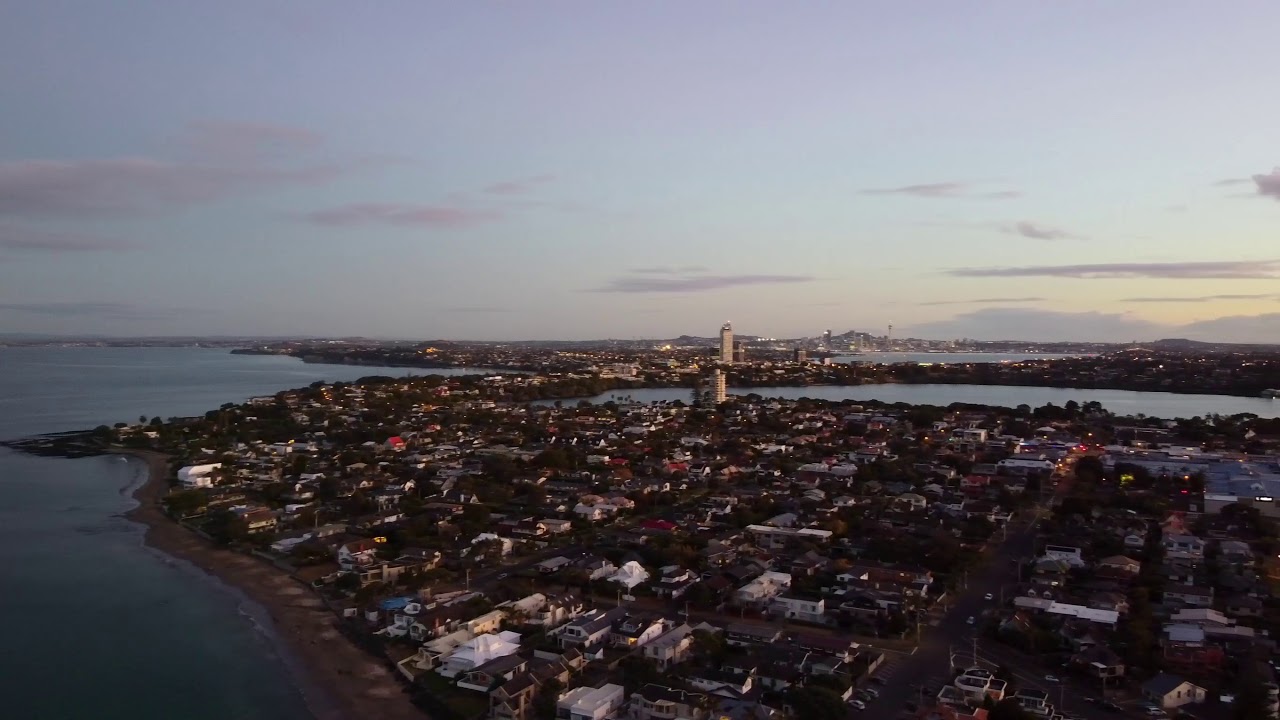 Milford Beach Sunset Drone Footage - YouTube