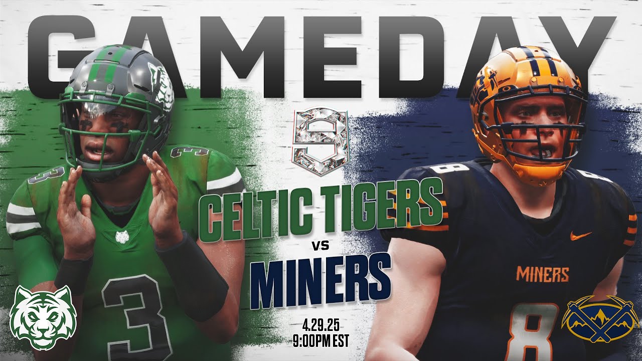 Madden 25: Celtic Tigers vs Miners Week 16, RFL Season 9 | Teambuilder ...