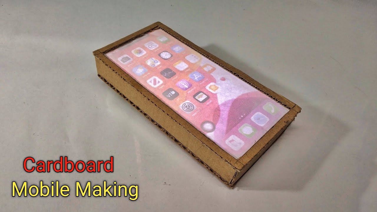 How To Make Mobile With Cardboard DiY New Idea with cardboard - YouTube