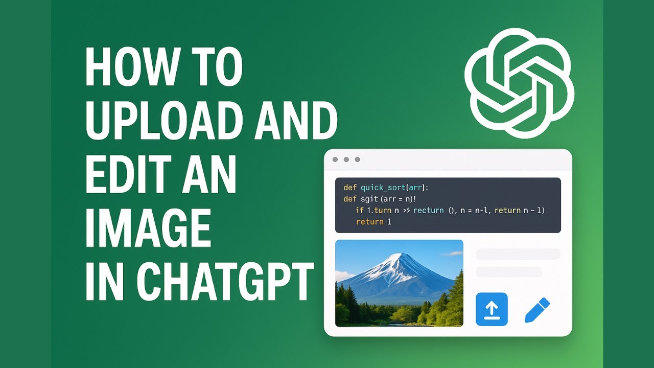 How to Edit an Image in ChatGPT | Upload an Existing Photo and Edit in ...