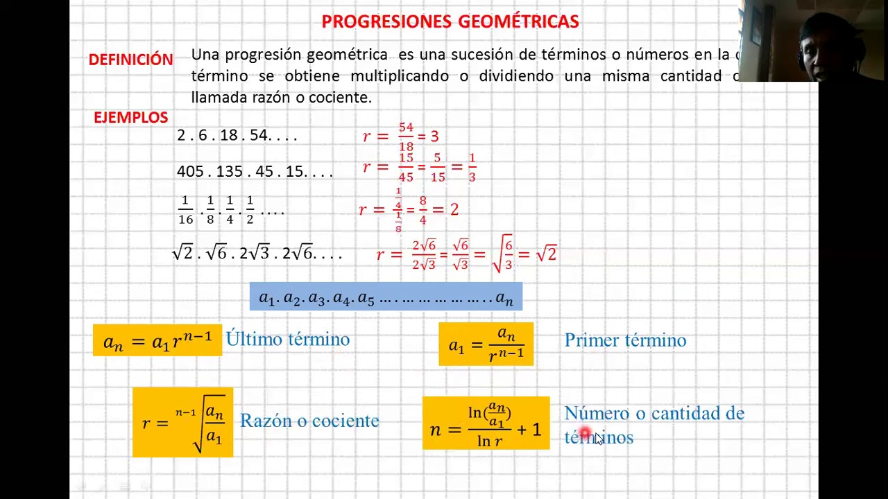 Progresiones geométricas 1 - YouTube