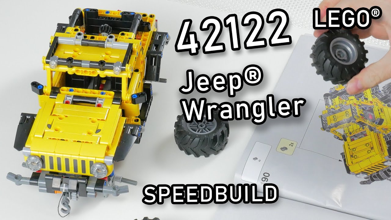 LEGO 42122 Speedbuild | LEGO Jeep Wrangler | Speed Build 42122 LEGO ...