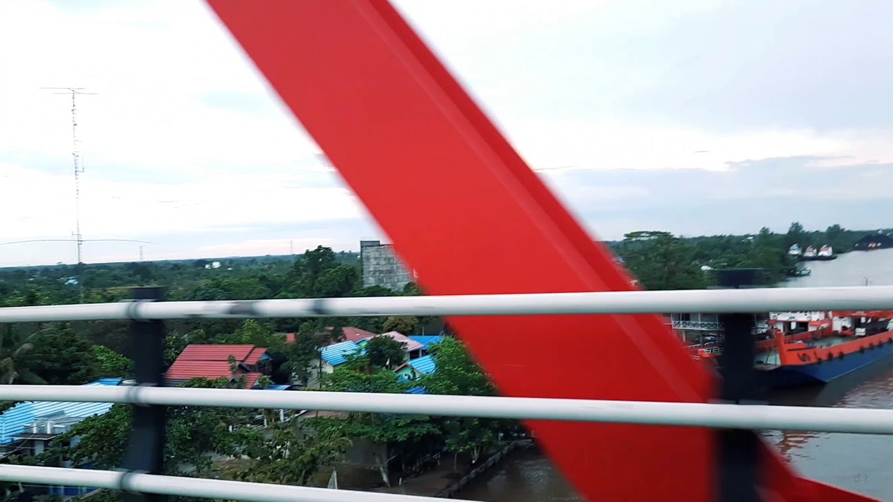 Jembatan Rumpiang, Marabahan, Kalimantan Selatan - YouTube
