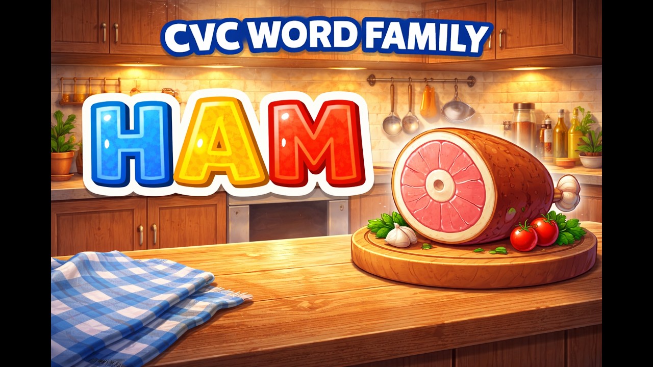 CVC Words with -AM | Fun Phonics for Kids | Learn to Read Easily! 🔤📚 ...