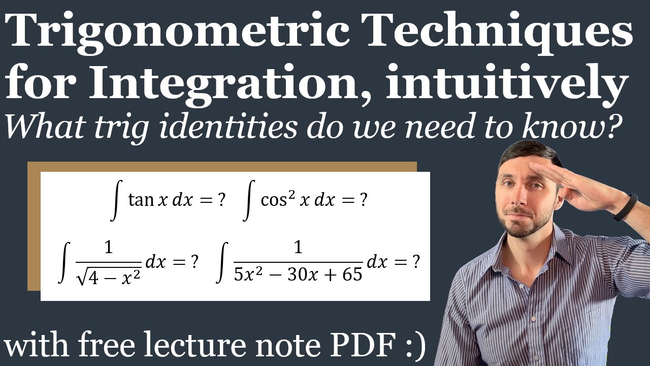How to Use Trigonometric Techniques for Integration - Calc 1 and 2 / AP ...