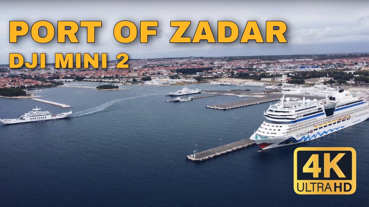 PORT ZADAR CROATIA | DJI MINI 2 - YouTube