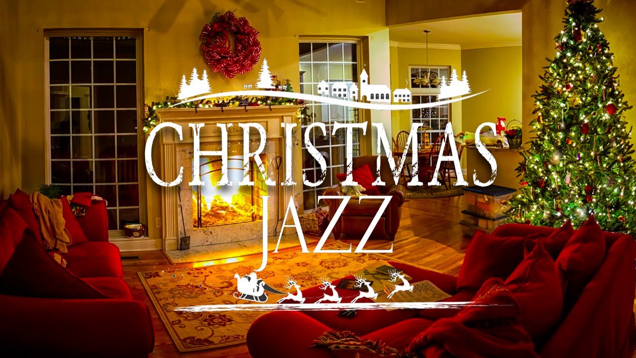 Relaxing Christmas music🎄Calm Christmas music ☃ Snowy Christmas Eve and ...