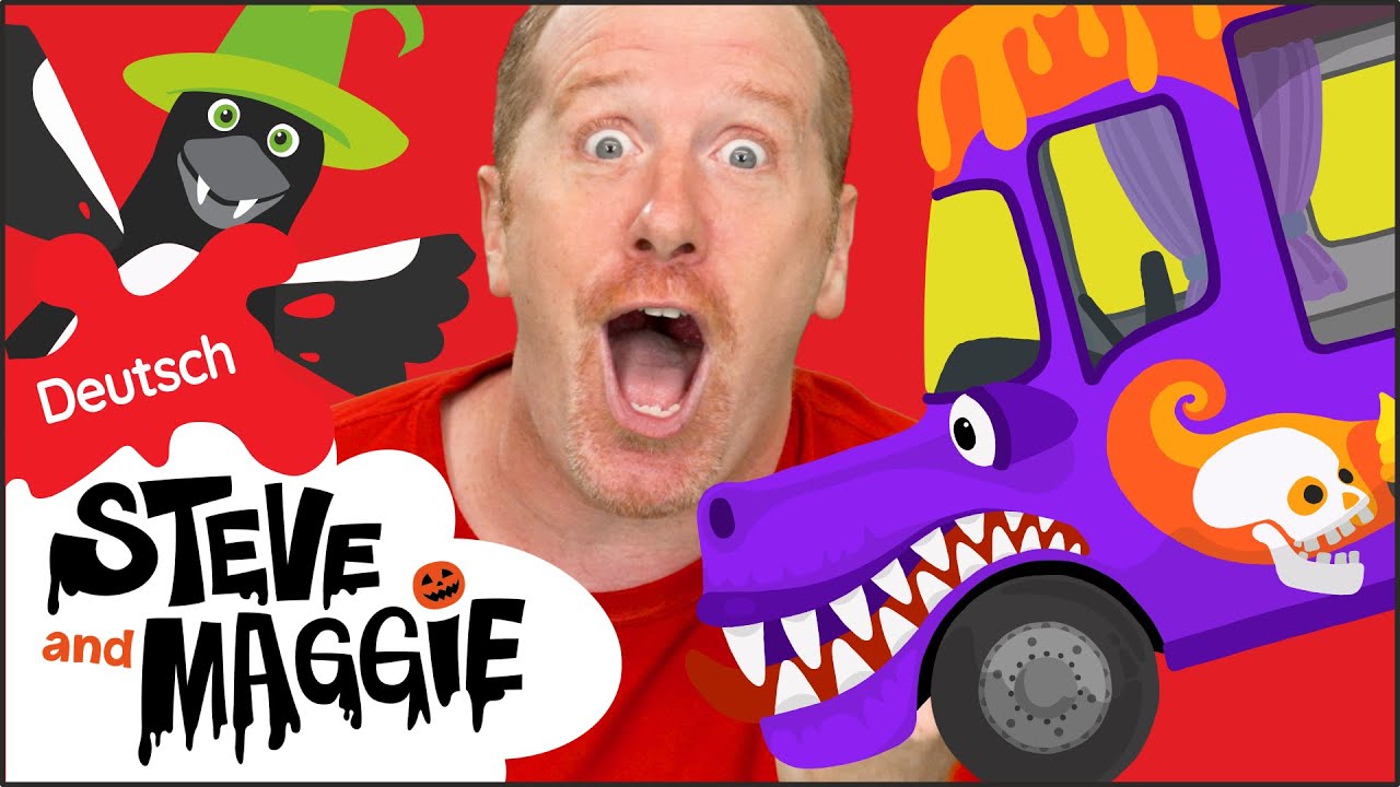 Der Halloween Eiswagen für Kinder mit Steve und Maggie Deutsch - YouTube
