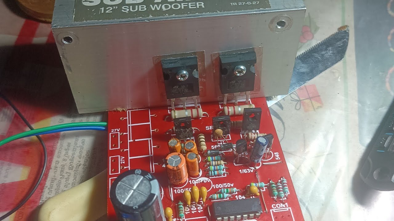 100watt amplifier repairing video - YouTube